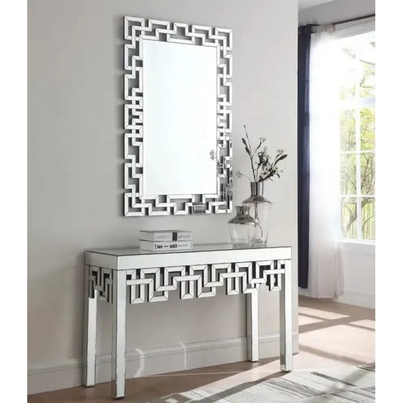Jual Meja Hias Dinding Plus Cermin Grafir Mirror Table Kaca Bevel ...