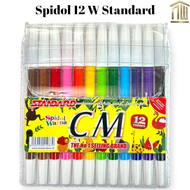 Jual Spidol Berwarna / Spidol CM 2 Standard 12 Warna | Shopee Indonesia