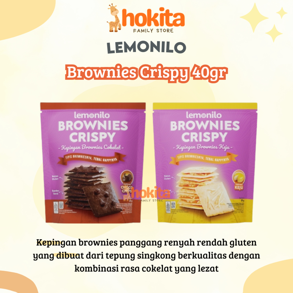 Jual Lemonilo Brownies Crispy 40gr | Shopee Indonesia