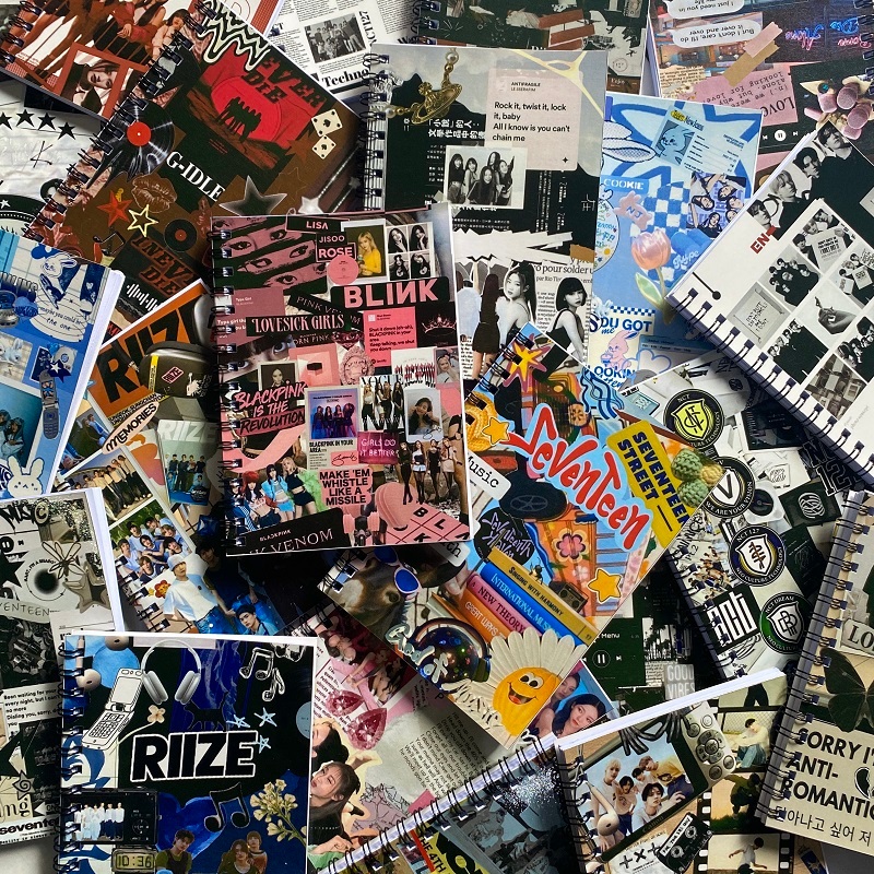 Jual NOTEBOOK NOTES BOOK KECIL A6 K-POP AESPA ENHYPEN G-IDLE I'VE LE ...