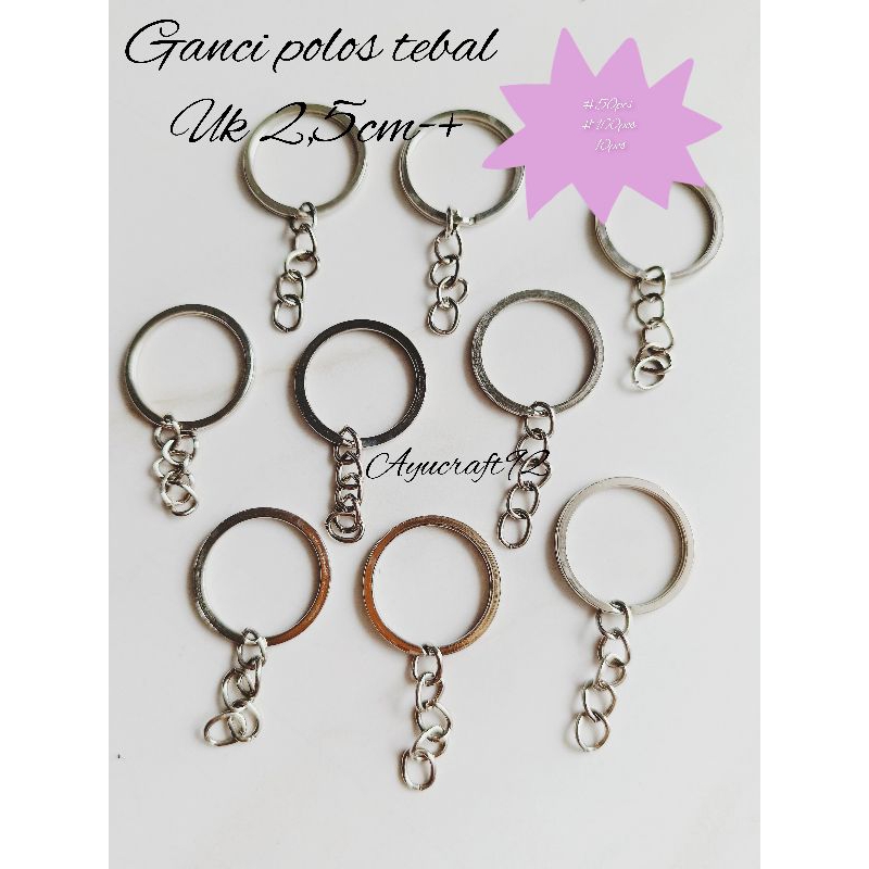 Jual Ring Ganci tebal grosir 50pcs(Free Ring sambung) | Shopee Indonesia