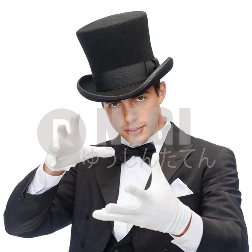 Jual NIGI Topi Hitam Sulap Tinggi Topi Pesulap Magician Top Hat Anak ...