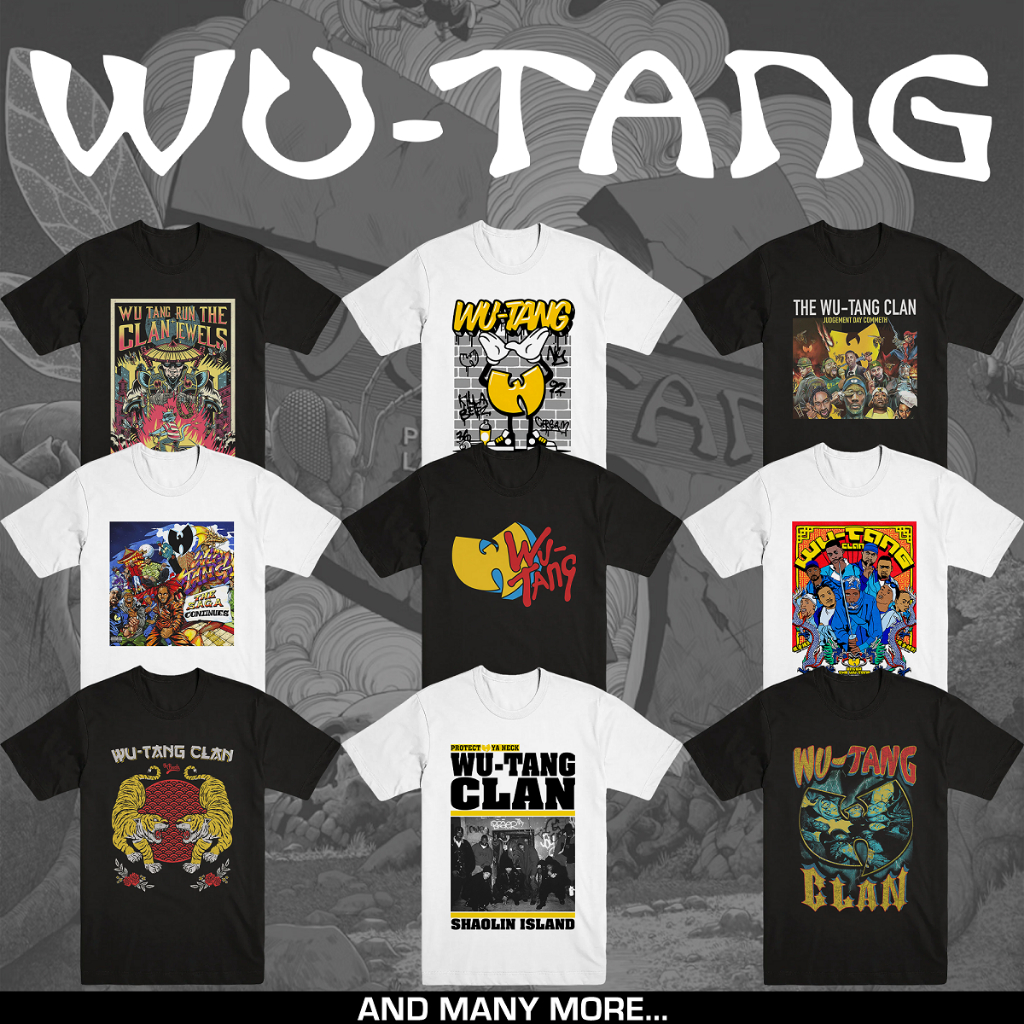 Jual WU TANG CLAN | T-SHIRT MUSIC | RAPPER HIP-HOP | MERCHANDISE ...