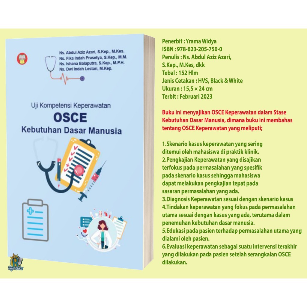 Jual BUKU UJI KOMPETENSI KEPERAWATAN OSCE KEBUTUHAN DASAR MANUSIA | Shopee Indonesia