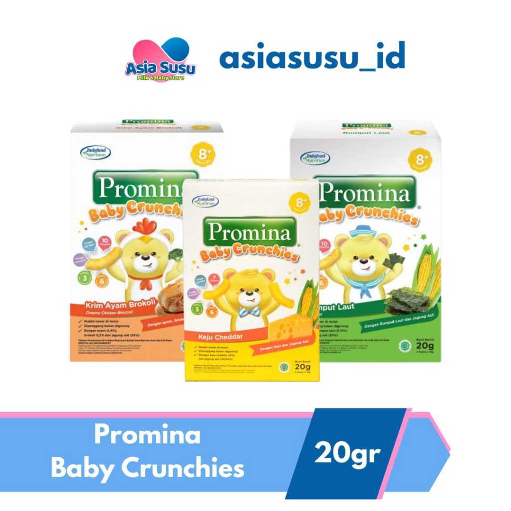 Jual Promina Baby Crunchies 20gram Bayi Keju Jagung / Rumput Laut ...
