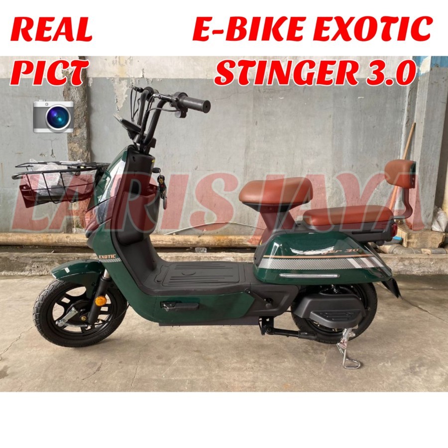 Jual SEPEDA LISTRIK EXOTIC STINGER 3.0 500 WATT 48V I-BIKE EXOTIC ...