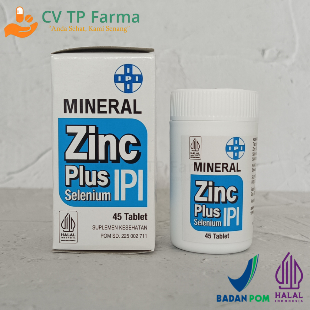 Jual ZINC PLUS IPI 10 MG BOTOL 45 TABLET | SUPLEMEN MINERAL HARIAN | MEMBANTU MENJAGA DAYA TAHAN ...