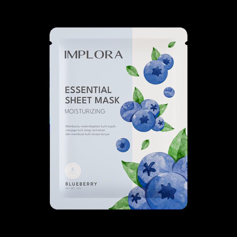 Jual IMPLORA Essential Sheet Mask 25gr - Masker Wajah Tisu Tissue ...