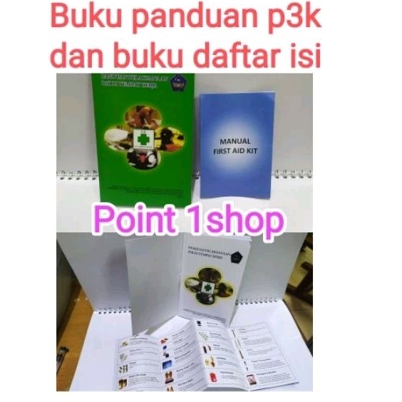 Jual Buku panduan p3k + buku first Aid kit daftar isi p3k | Shopee Indonesia