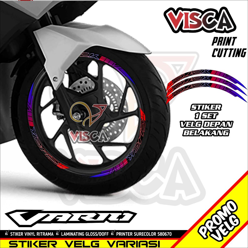 Jual Stiker Velg List Velg Motor Stiker Velg Vario Click Motif Bunglon ...