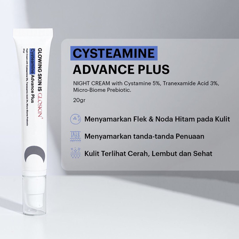 Jual Cysteamine Advance Plus 20gr night Cream | Shopee Indonesia