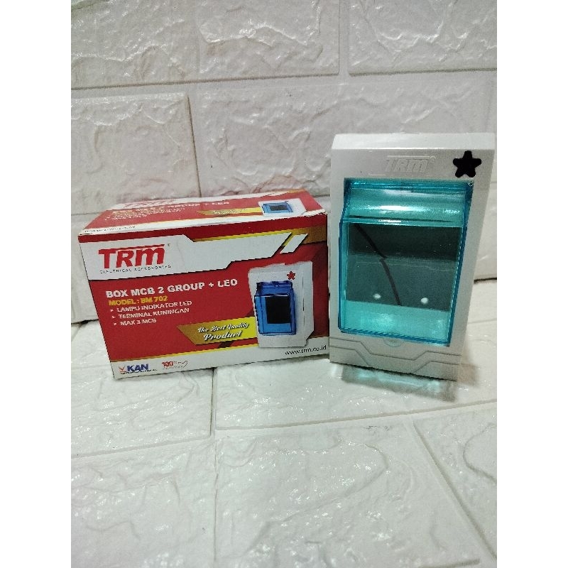 Jual TRM BOX MCB 2 GRUP TUTUP MCB 2 LUBANG + LAMPU BAHAN TEBAL TOP ...
