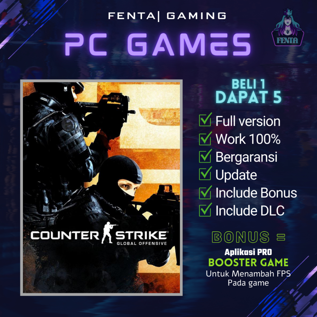 Jual COUNTER STRIKE GLOBAL OFFENSIVE - GAME PC - GAME LAPTOP | Shopee ...