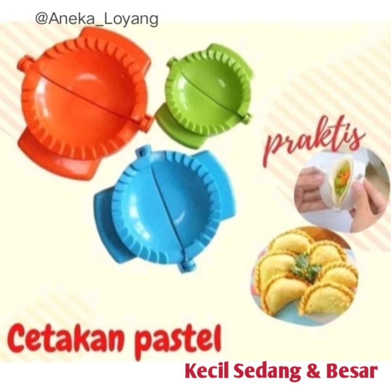 Jual Cetakan Pastel 1 Set Isi 3 Pcs Kecil Sedang Besar / Pastel Pangsit ...