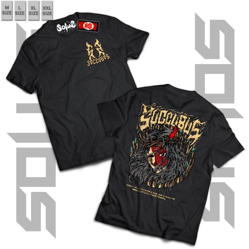 Jual T-shirt Succubus Mitologi V1 - Solus Moving Kaos Mitologi Succubus | Shopee Indonesia