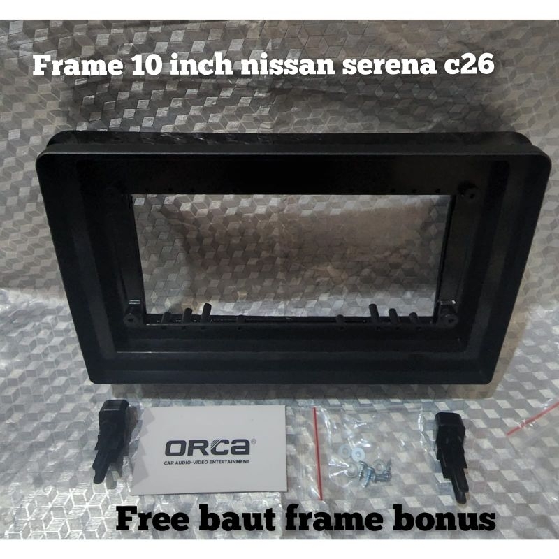 Jual frame head unit android 10 inch mobil nissan serena c26 2013-2016 ...