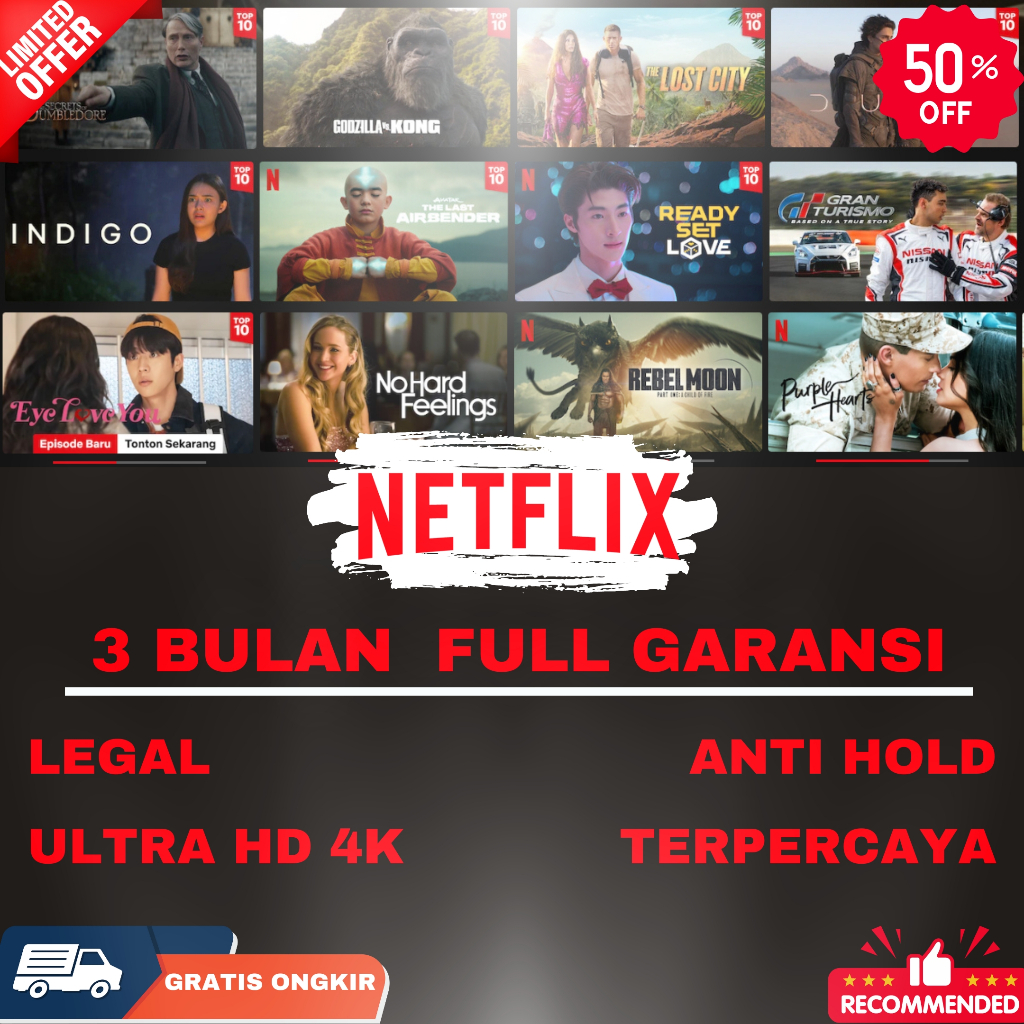 Jual NETFLXX PREMIUM FULL GARANSI | Shopee Indonesia