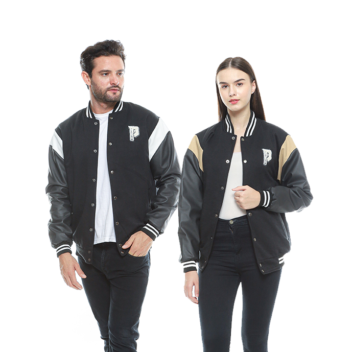 Jual PLATINUM WORLD Jacket Varsity Full Bordir Outerwear Varsity Jacket ...