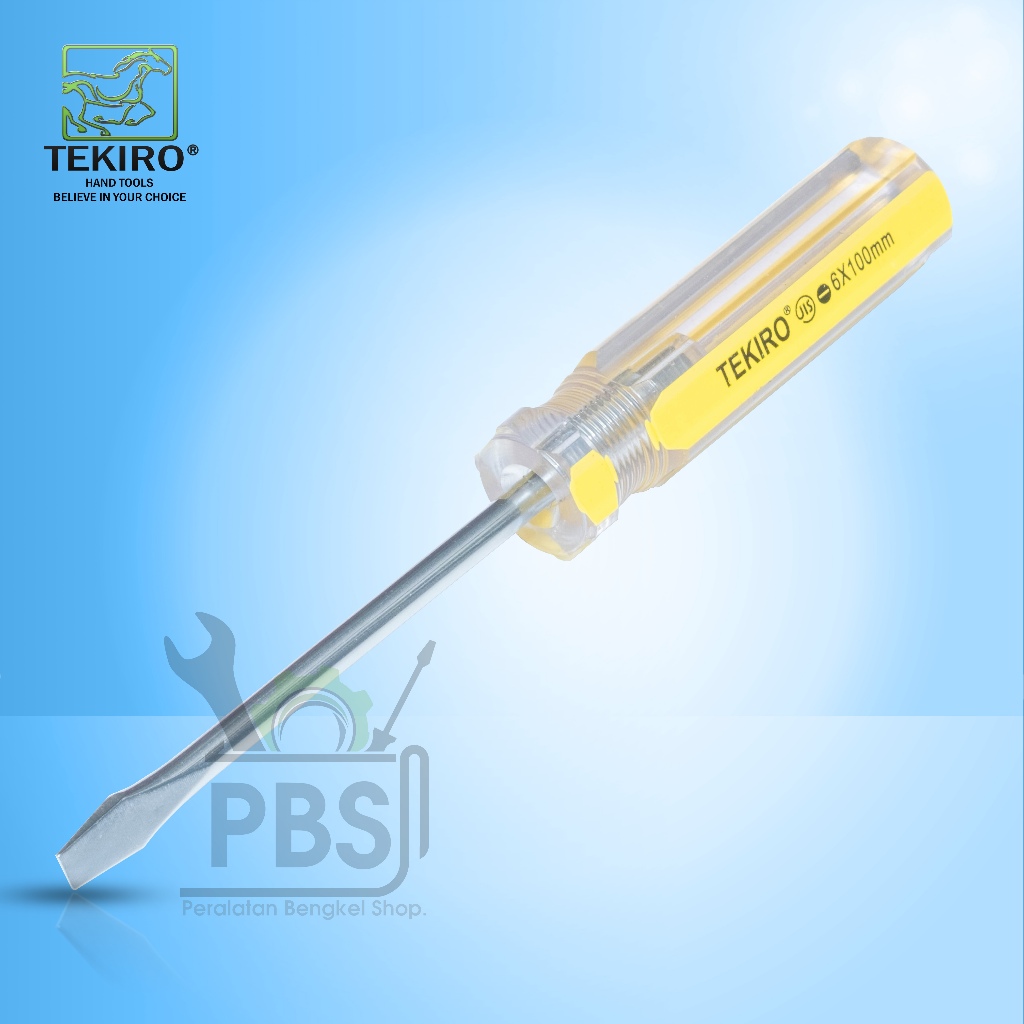 Jual Obeng Min TEKIRO 6x100mm untuk bongkar motor . Obeng TEKIRO ...