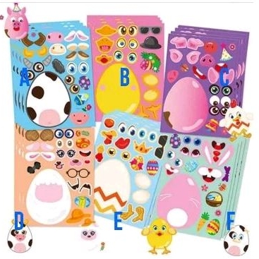 Jual Sticker Hias Telur Paskah Stiker Telor (II) | Shopee Indonesia