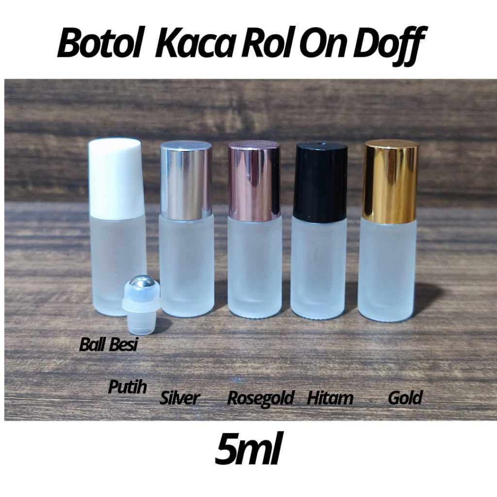 Jual Botol Roll On 5ml Kaca Doff Botol Minyak Oles Dof Botol Minyak ...