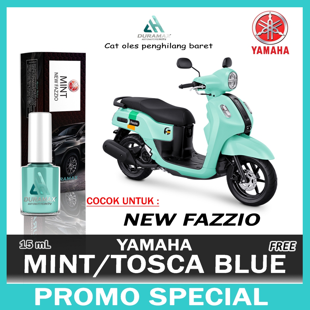 Jual CAT OLES PENGHILANG BARET MOTOR MINT GREEN - YAMAHA ALL NEW FAZZIO ...