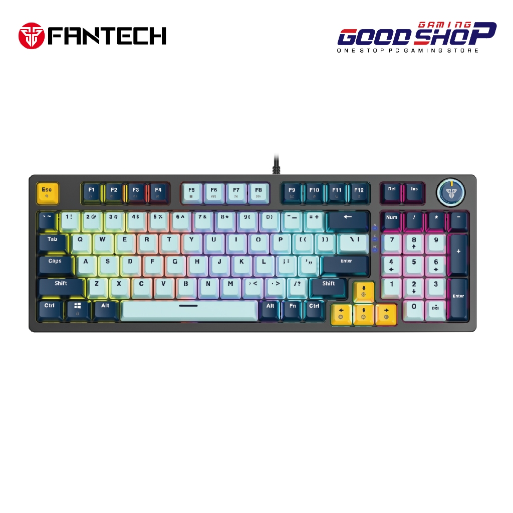 Jual Fantech ATOM96 MK890 RGB Keyboard Gaming Mechanical Full Size | Shopee Indonesia