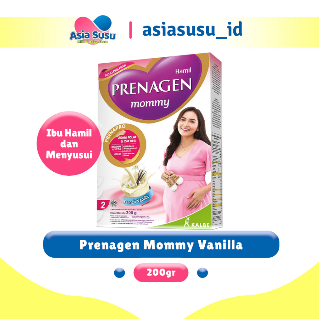 Jual PRENAGEN MOMMY COK / MOCA / STRAWBERRY / VANILLA / ALMOND SOYA 180 GR | Shopee Indonesia