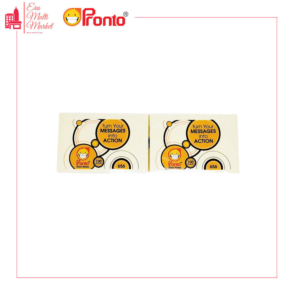 Jual Stick Notes 656 isi 100 lembar Pronto / Sticky Notes | Shopee ...