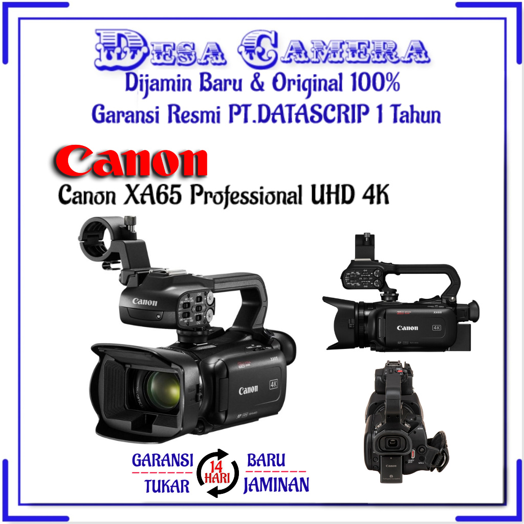 Jual Canon XA65 Professional UHD 4K Camcorder | Shopee Indonesia