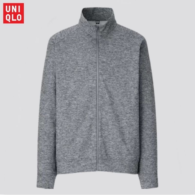 Jual Tracktop Jacket Uniqlo Abu-abu | Shopee Indonesia