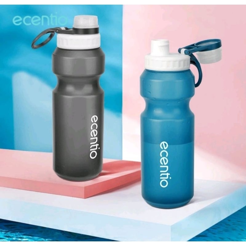 Jual Botol Minum Ecentio black 750ml Tempat air minum Botol minuman ...