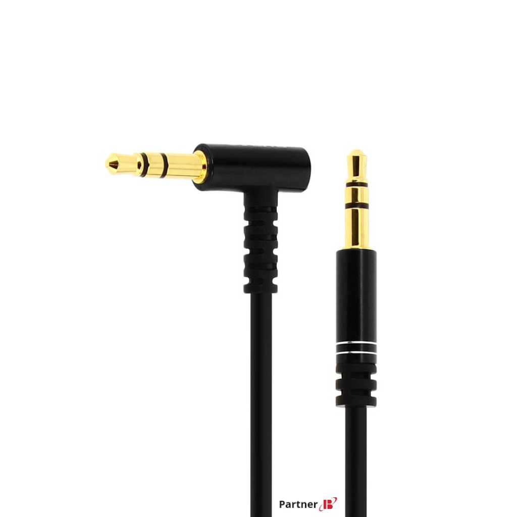 Jual Kabel AUX Audio Extender Jack 3.5mm Male to Male Bentuk L 1M ...