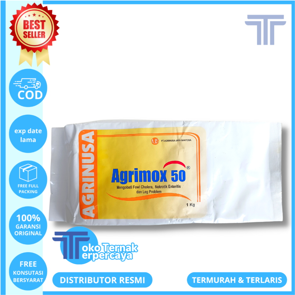 Jual AGRIMOX 1 KG - Obat Ayam Flowl Cholera Nekrotik Enteritis & Leg ...