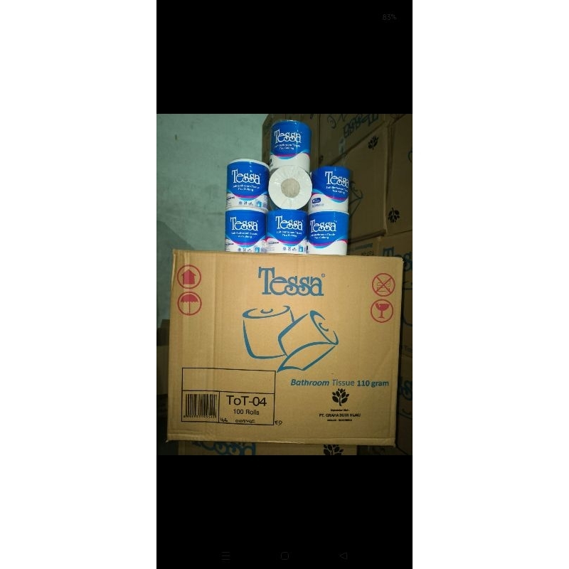 Jual TISSUE TESSA ROLL TOT 04 ( TISSUE TOILET ) | Shopee Indonesia