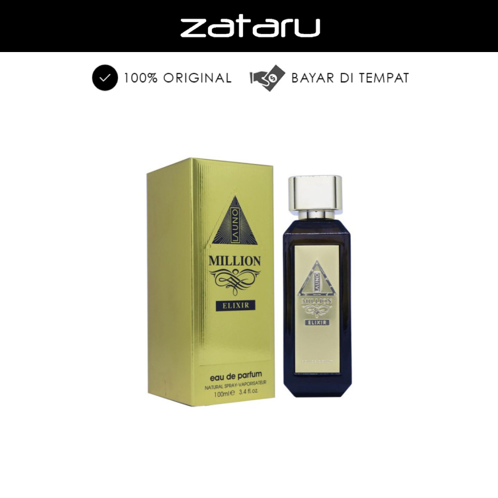 Jual Fragrance World La Uno Million Elixir Man EDP - 100 ML | Shopee ...