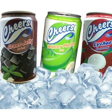 Jual Cheers Minuman Kaleng Cincau - Soya - Sirsak 300 ml 1 dus 24pcs ...