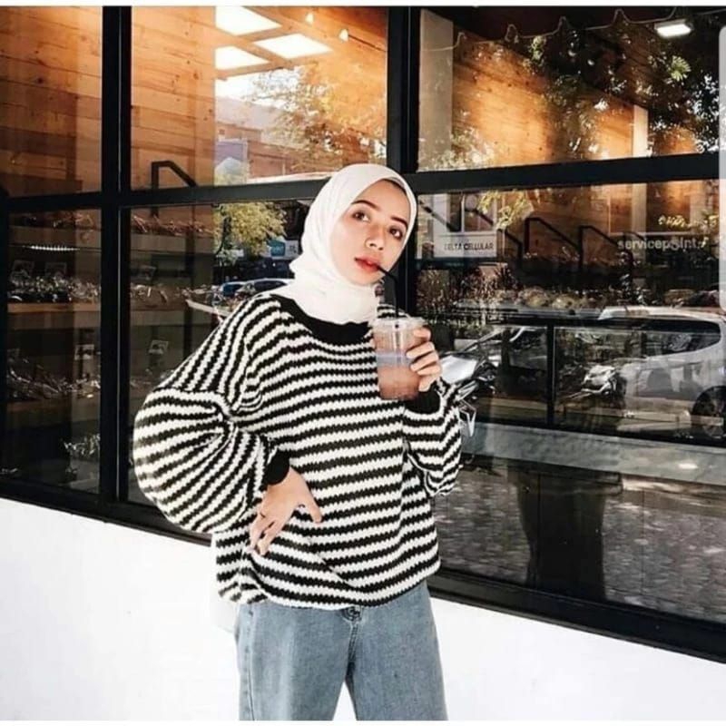 Jual [BEST SELLER] ZIGGY SWEATER RAJUT OVERSIZE/SWEATER RAJUT OVERSIZE ...