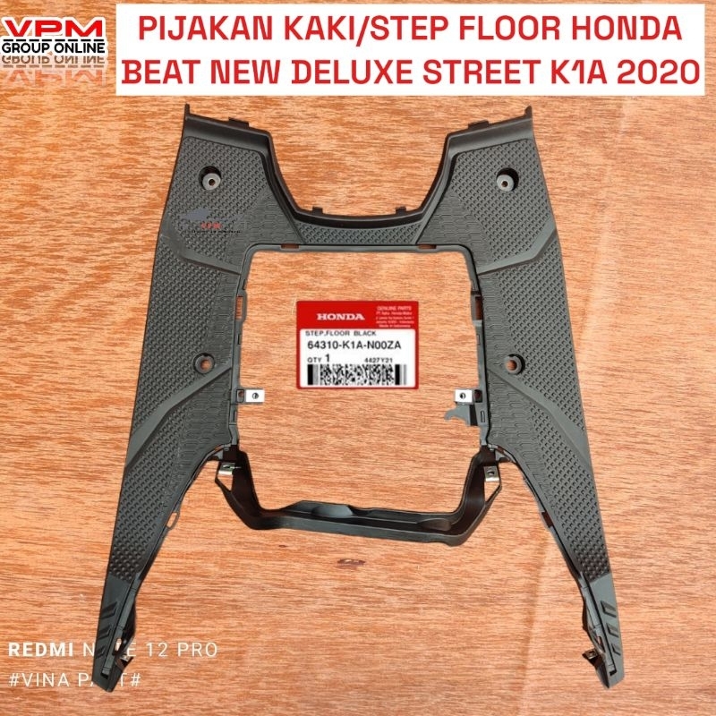 Jual step floor bordes pijakan kaki beat new deluxe street 2020 K1A original | Shopee Indonesia