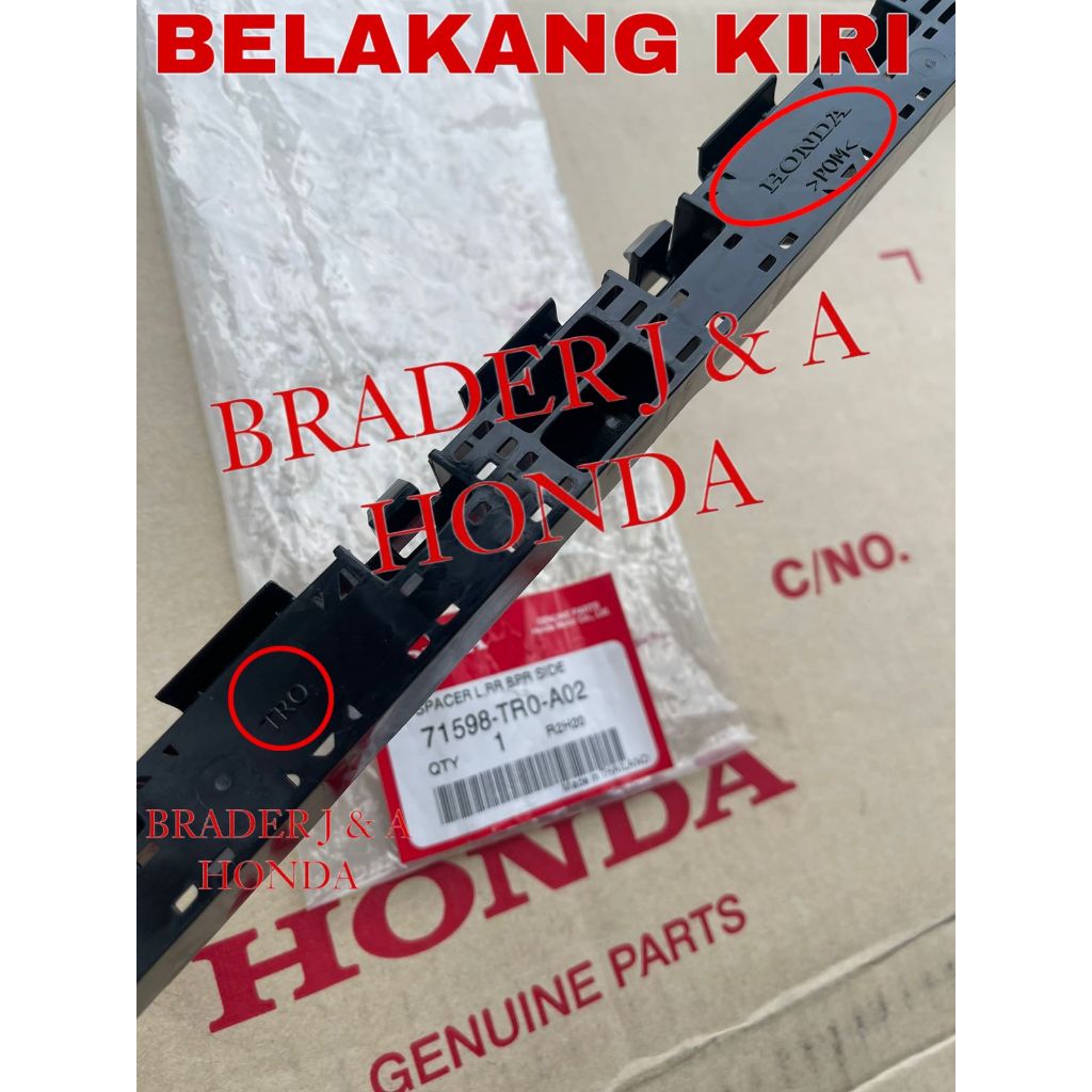 Jual BREKET BRACKET DUDUKAN BUMPER BEMPER CIVIC FB1 FB3 ASLI 2013 2014 ...