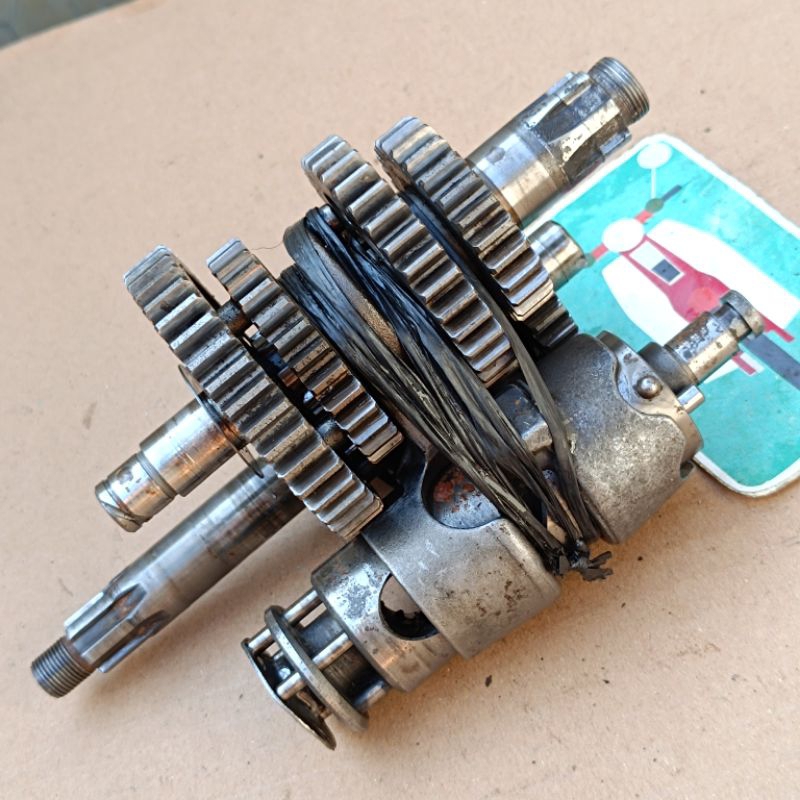 Jual Rasio Botolan Gearbox Gigi transmisi percepatan fullset Yamaha L2G ...
