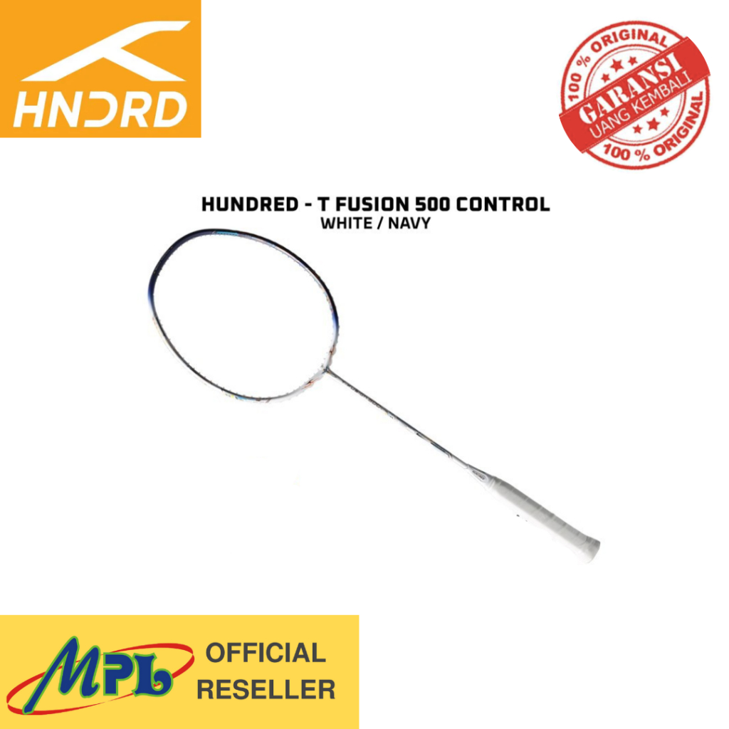 Jual RAKET REKET BADMINTON HUNDRED T-FUSION 500 CTRL + SNAR 600S + GRIP ...