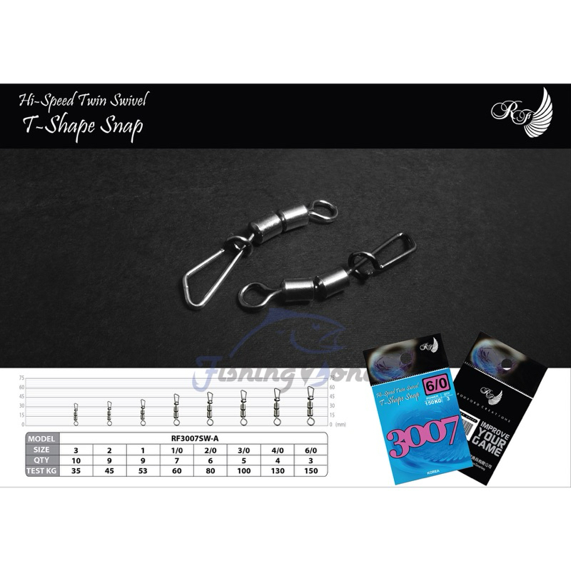 Jual RodFord HI-SPEED TWIN SWIVEL T-SHAPE SNAP 3007 - Swivel Snap ...