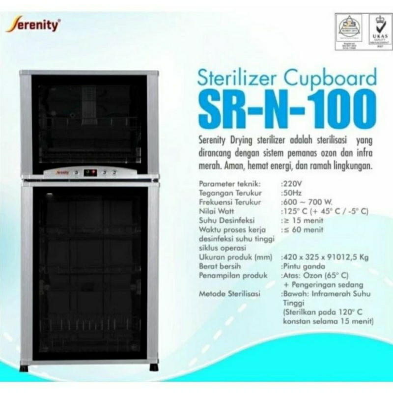 Jual STERILISATOR SERENITY SR-N-100 Autoclave | Shopee Indonesia