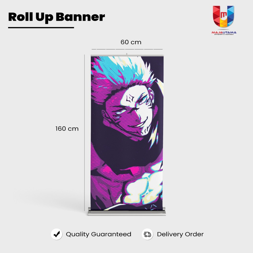 Jual CETAK ROLL-BANNER / STAND BANNER / STANDING BANNER ROLL UP BANNER ...