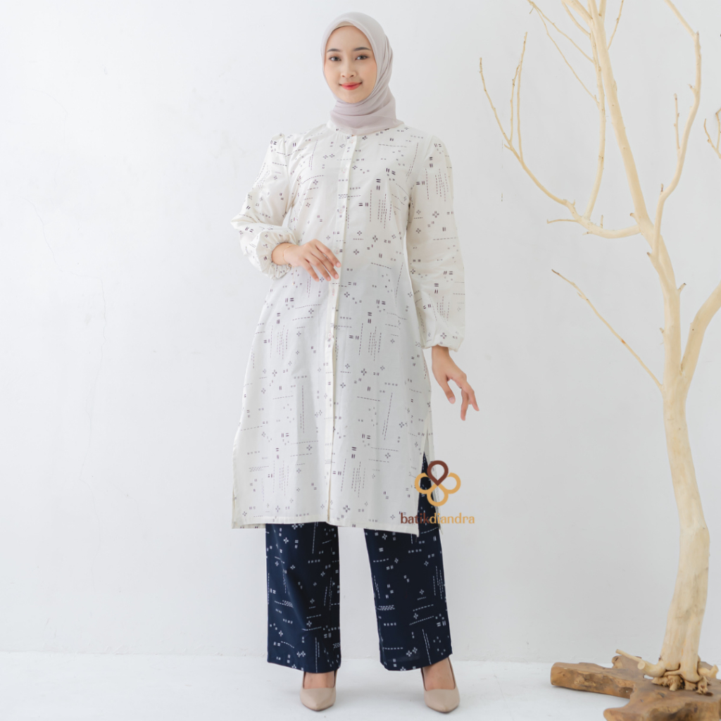 Jual Batik Tunik Atasan Wanita Kekinian Baju Kerja Modern Couple by ...