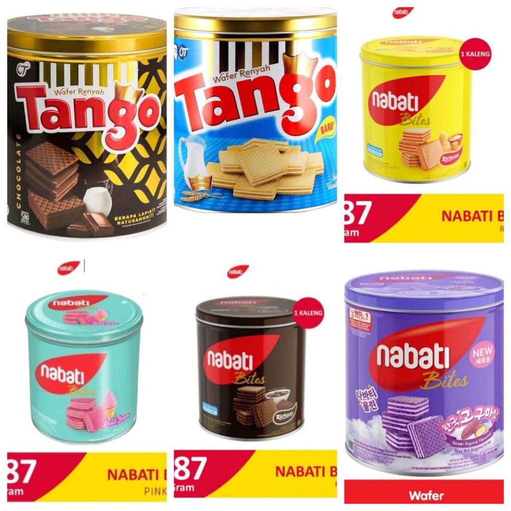 Jual Tango Wafer Kaleng 270gr | Aneka Wafer Kaleng | Shopee Indonesia