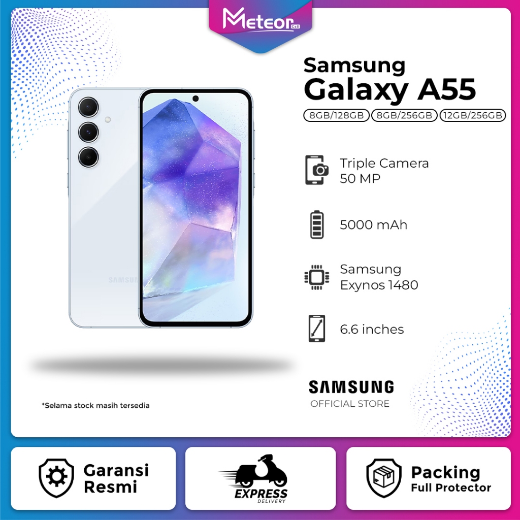 Jual Samsung A55 12/256 GB Garansi Resmi Samsung (INSTAN) | Shopee ...