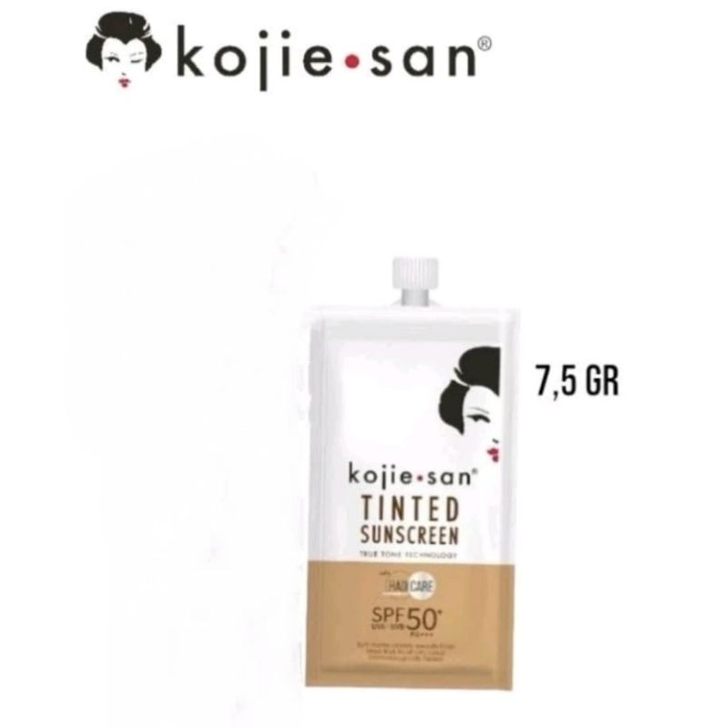 Jual Sunscreen KOJIE SAN Tinted SPF50+ PA+++ Face Sunblock 7,5gr | Shopee Indonesia