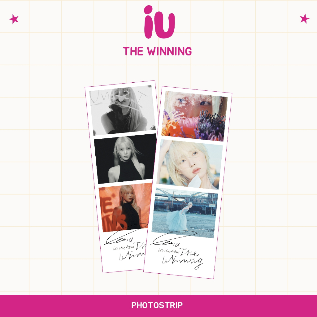 Jual PHOTO STRIP IU THE WINNING (HARGA 1 PCS + LAMINASI 2SISI) FOTO ...